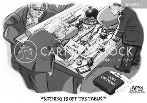 Nothing Is Off The Iran Sanctions Table Cartoons and Comics - funny ...