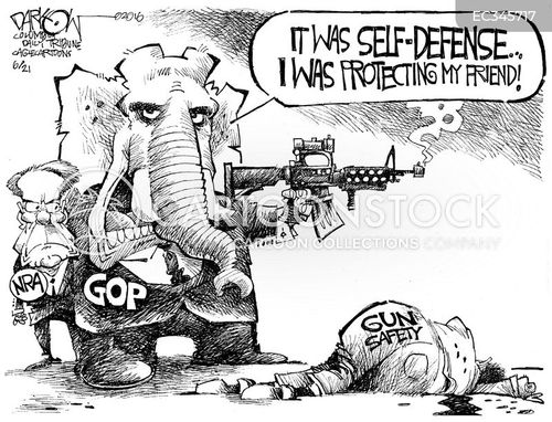 Nra Controversy Cartoons and Comics - funny pictures from CartoonStock