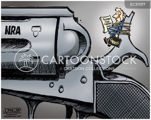 Firearm Industry Cartoons and Comics - funny pictures from CartoonStock