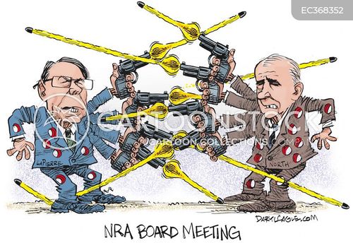 Nra Scandal Cartoons and Comics - funny pictures from CartoonStock