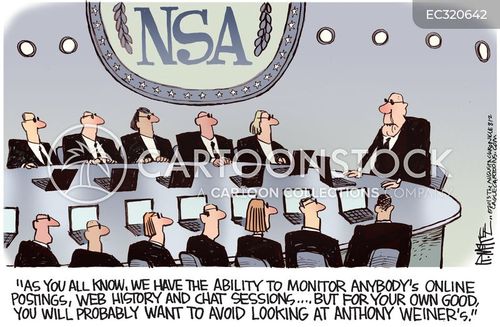 Nsa Logo Cartoons and Comics - funny pictures from CartoonStock