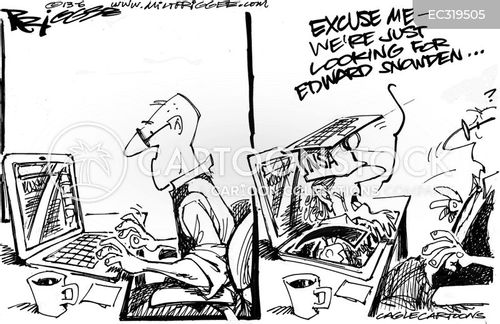 Nsa-snooping Cartoons and Comics - funny pictures from CartoonStock