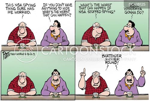 Nsa-snooping Cartoons and Comics - funny pictures from CartoonStock