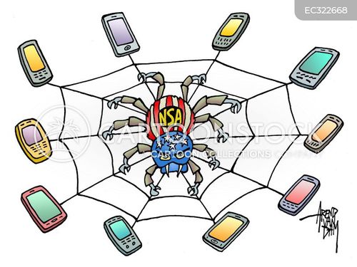 Network Surveillance Cartoons and Comics - funny pictures from CartoonStock