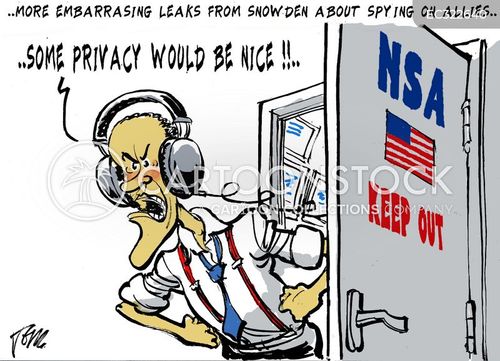 Nsa Spying On Allies Cartoons and Comics - funny pictures from CartoonStock