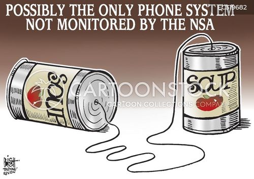 Nsa Phone Snooping Cartoons and Comics - funny pictures from CartoonStock
