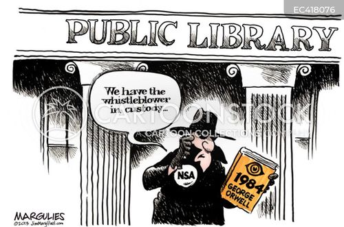 Nsa Whistleblower Cartoons and Comics - funny pictures from CartoonStock