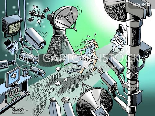 Nsa Logo Cartoons and Comics - funny pictures from CartoonStock