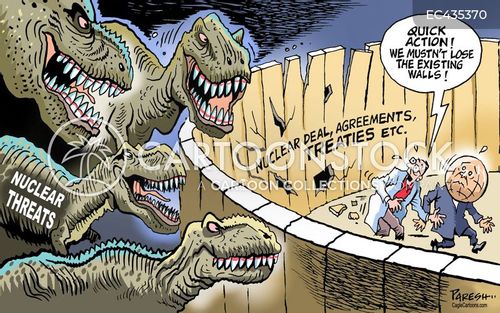 Nuclear Arms Pact Cartoons and Comics - funny pictures from CartoonStock