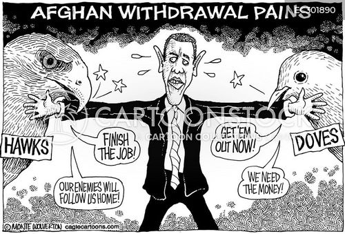 Withdrawal War Cartoons and Comics - funny pictures from CartoonStock