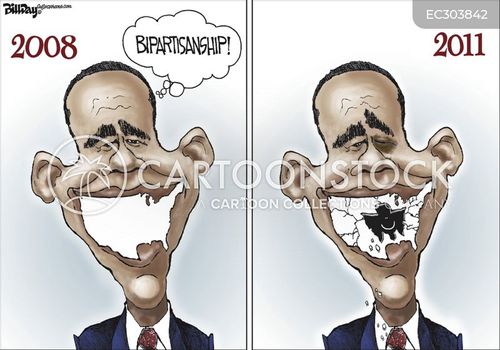 Bipartisan Effort Cartoons and Comics - funny pictures from CartoonStock