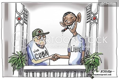 Obama Cuba Iran Cartoons and Comics - funny pictures from CartoonStock
