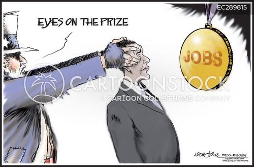 Eye On The Prize Cartoons and Comics - funny pictures from CartoonStock