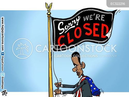 Government Shut Down Cartoons and Comics - funny pictures from CartoonStock