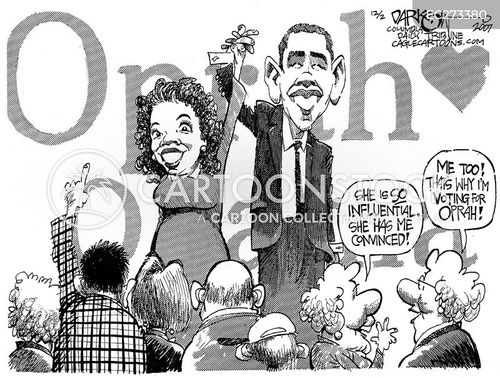 Oprah Candidate Cartoons and Comics - funny pictures from CartoonStock