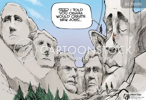 Mount Obama Cartoons and Comics - funny pictures from CartoonStock