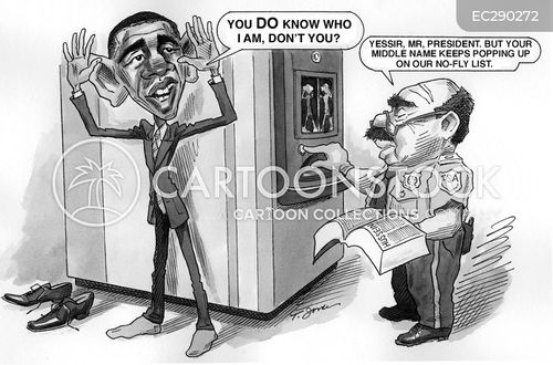 Airport Body Scans Cartoons and Comics - funny pictures from CartoonStock