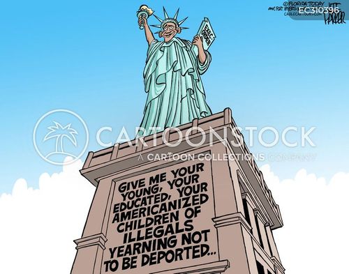 Statue Of Liberty Deported Cartoons and Comics - funny pictures from ...