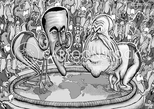 Uncle Sam Donkey Cartoons and Comics - funny pictures from CartoonStock