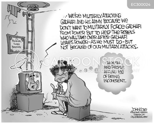 Obama Libya Speech Cartoons and Comics - funny pictures from CartoonStock