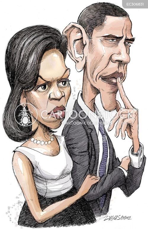 Barack Michelle Cartoons and Comics - funny pictures from CartoonStock