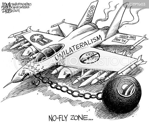 Unilateralism Cartoons and Comics - funny pictures from CartoonStock