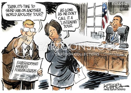 Merkel-nsa Cartoons and Comics - funny pictures from CartoonStock