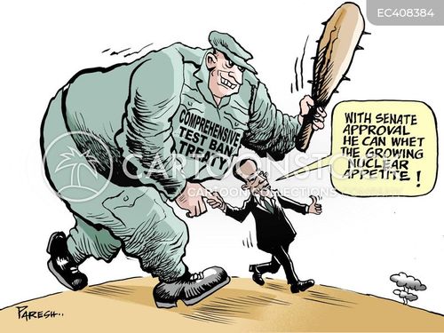 Test Ban Treaty Cartoons and Comics - funny pictures from CartoonStock