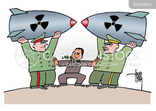 Disarmament Cartoons and Comics - funny pictures from CartoonStock