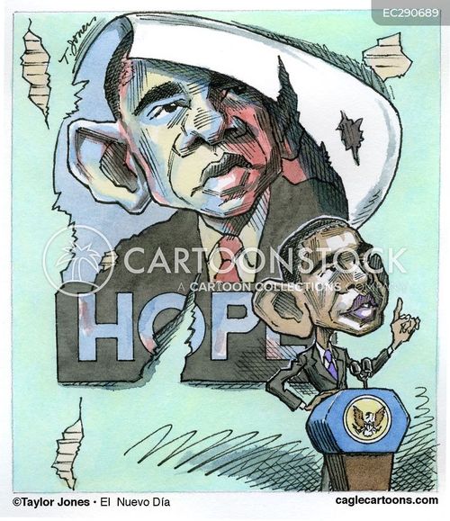Divertida Caricatura Política De Obama Barack And Michelle Obama
