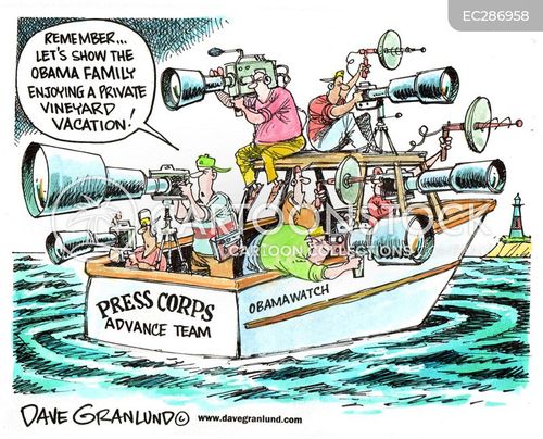 Obama Vacation Cartoons and Comics - funny pictures from CartoonStock