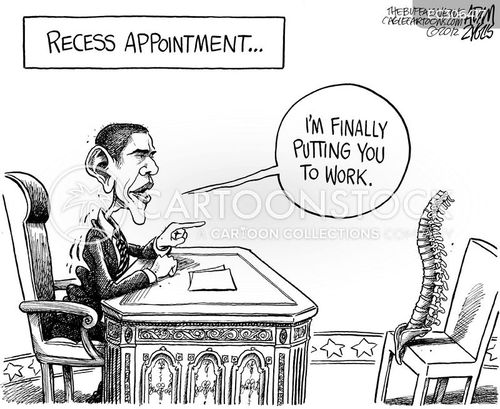 Recess Appointment Cartoons and Comics - funny pictures from CartoonStock