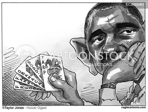Hand Of Obama Cartoons and Comics - funny pictures from CartoonStock