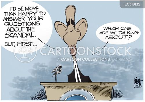 Obama Scandal Cartoons and Comics - funny pictures from CartoonStock