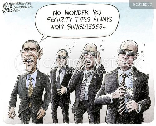 Secret Service Cartoons and Comics - funny pictures from CartoonStock