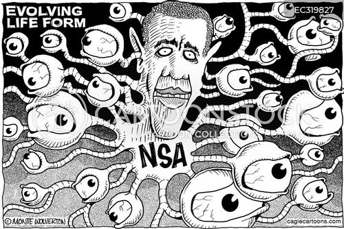 Wiretap Surveillance Cartoons and Comics - funny pictures from CartoonStock