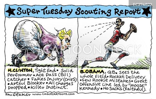 Super Tuesday 2008 Cartoons and Comics - funny pictures from CartoonStock