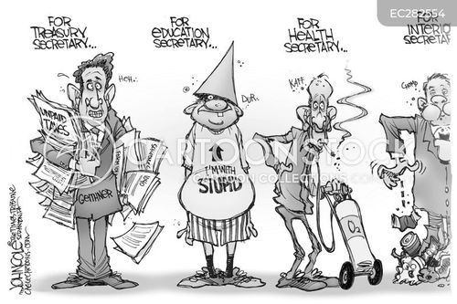 Treasury Nominee Cartoons and Comics - funny pictures from CartoonStock