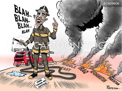 War Rhetoric Cartoons and Comics - funny pictures from CartoonStock