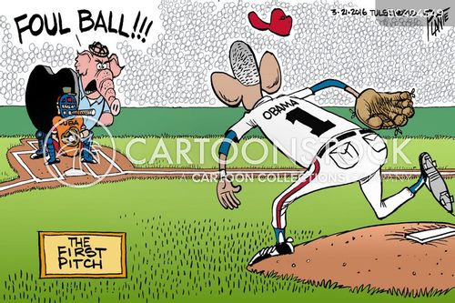 Foul Ball Cartoons and Comics - funny pictures from CartoonStock