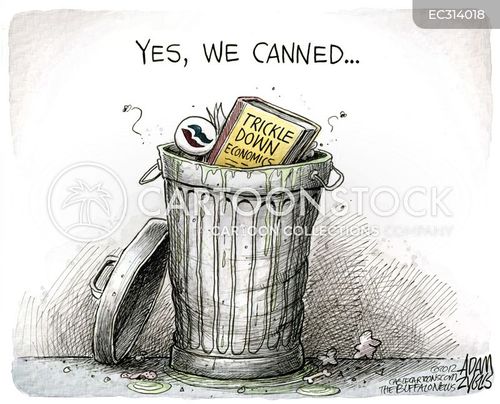 Trickle-down Theory Cartoons and Comics - funny pictures from CartoonStock