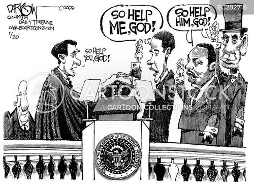 Swearing In Ceremony Cartoons and Comics - funny pictures from CartoonStock