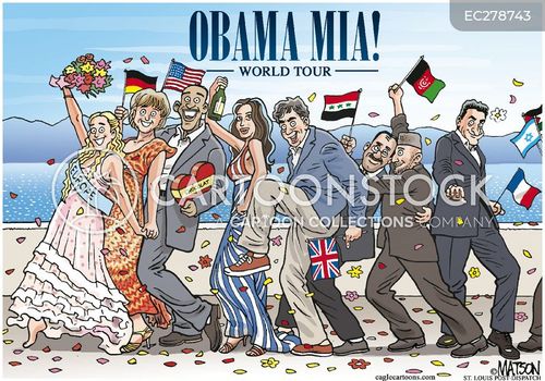 Obama Mia! Cartoons and Comics - funny pictures from CartoonStock