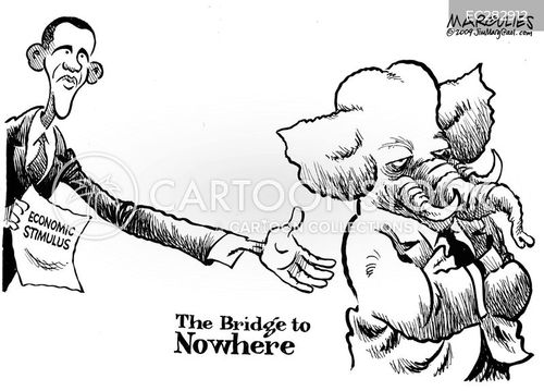 Bipartisan Solutions Cartoons and Comics - funny pictures from CartoonStock