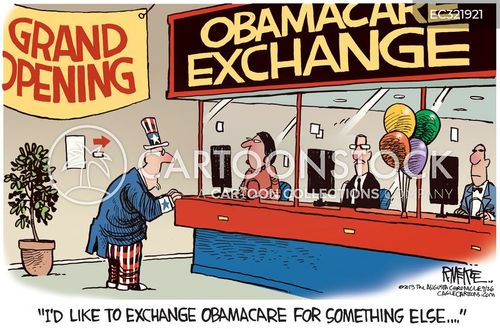 Health Care Exchange Cartoons and Comics - funny pictures from CartoonStock