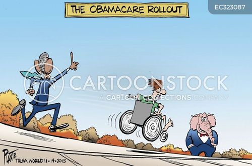 Obamacare Rollout Cartoons and Comics - funny pictures from CartoonStock