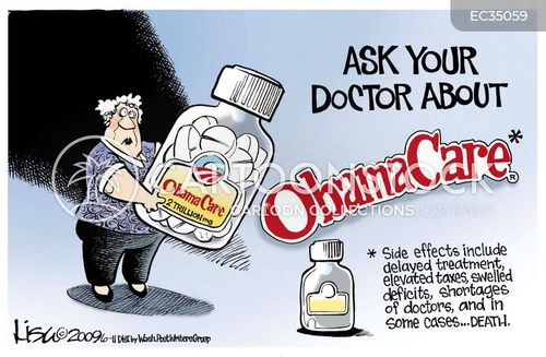 Obamacare Effects Cartoons and Comics - funny pictures from CartoonStock