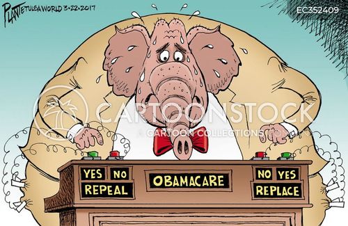 Repeal & Replace Cartoons and Comics - funny pictures from CartoonStock