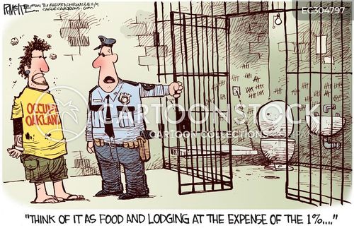 Jail Riot Cartoons and Comics - funny pictures from CartoonStock