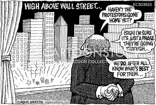 Occupies Cartoons and Comics - funny pictures from CartoonStock